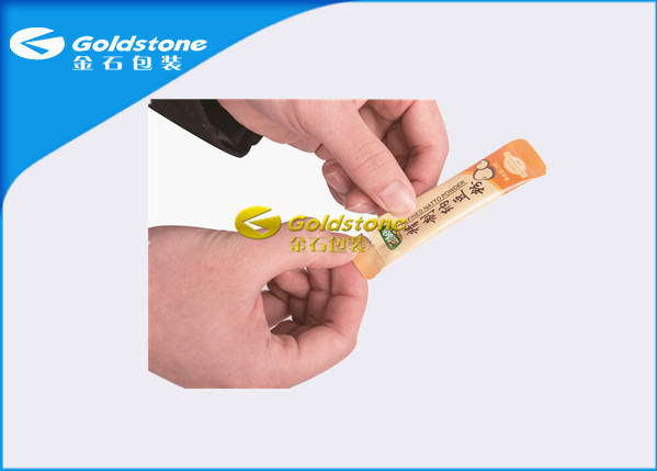 Matt Shiny Surface Benefiber Stick Packs Packaging Single Row Machine